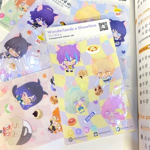 Jual Project Sekai PJSK proseka Transparent Sticker Sheet | Shopee ...