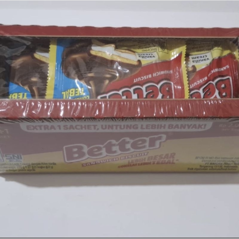 Jual Roma Better sandwich coklat 1 box isi 10 pcs | Shopee Indonesia