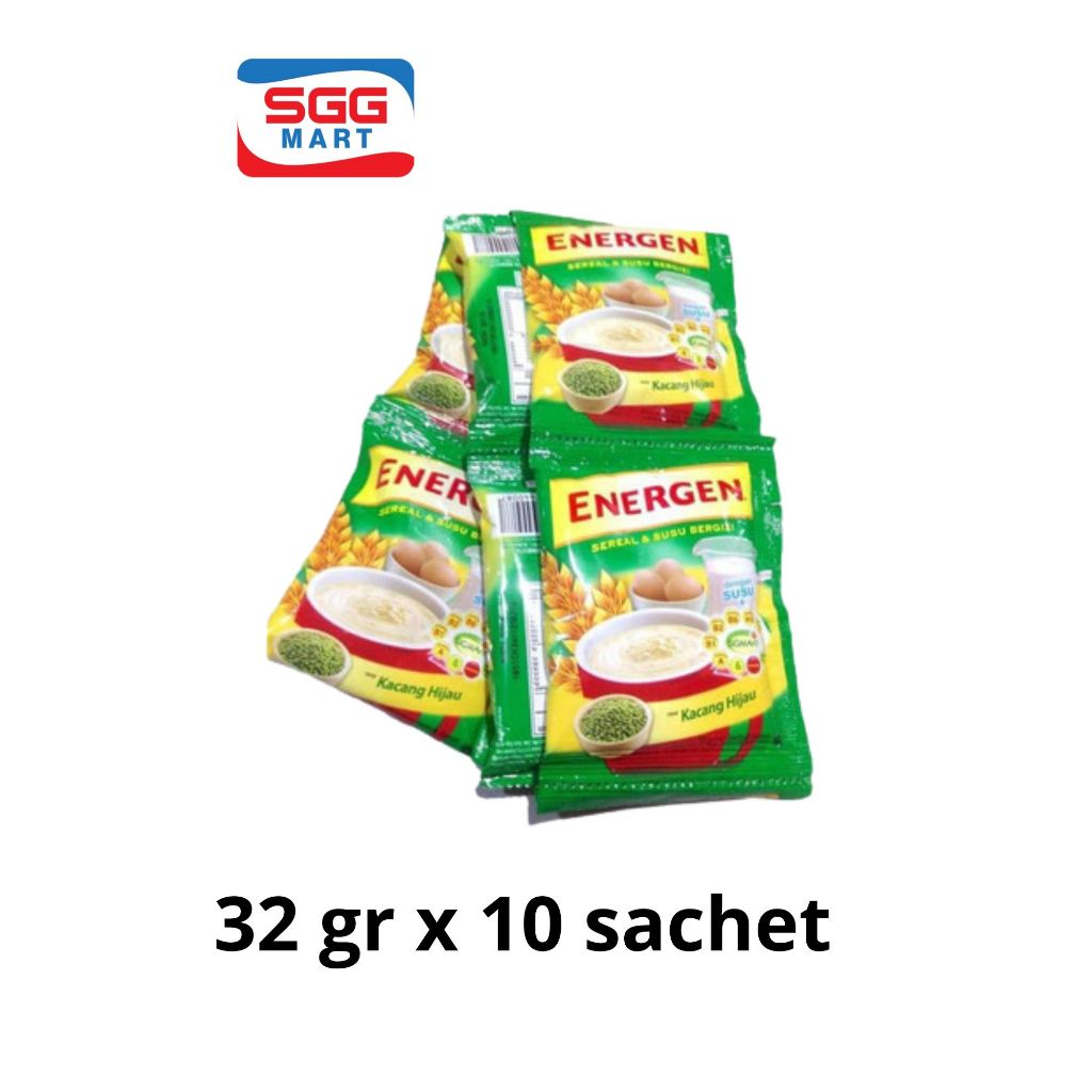 Jual Energen Kacang Hijau 32gr x 10 sachet [1 renteng] | Shopee Indonesia
