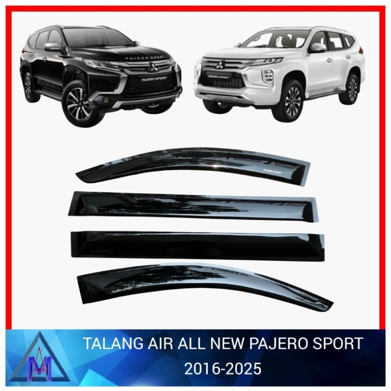 Jual Talang Air All New Pajero Sport 2016 2017 2018 2019 2020 2021 2022 2023 2024 Hitam Side ...