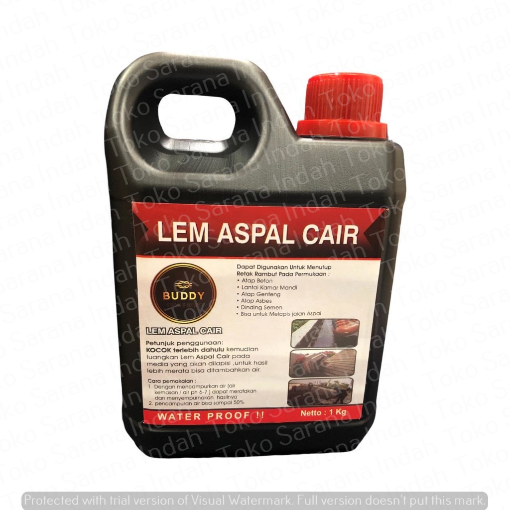 Jual LEM ASPAL CAIR - WATERPROOF - ANTI BOCOR 1KG | Shopee Indonesia