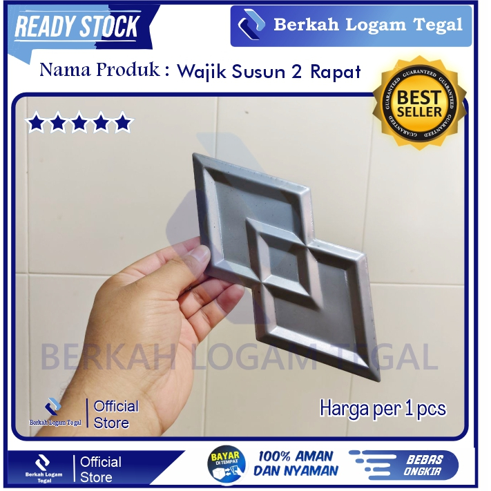 Jual Wajik susun 2 model rapat ornamen pager besi gebyog pintu geser ...
