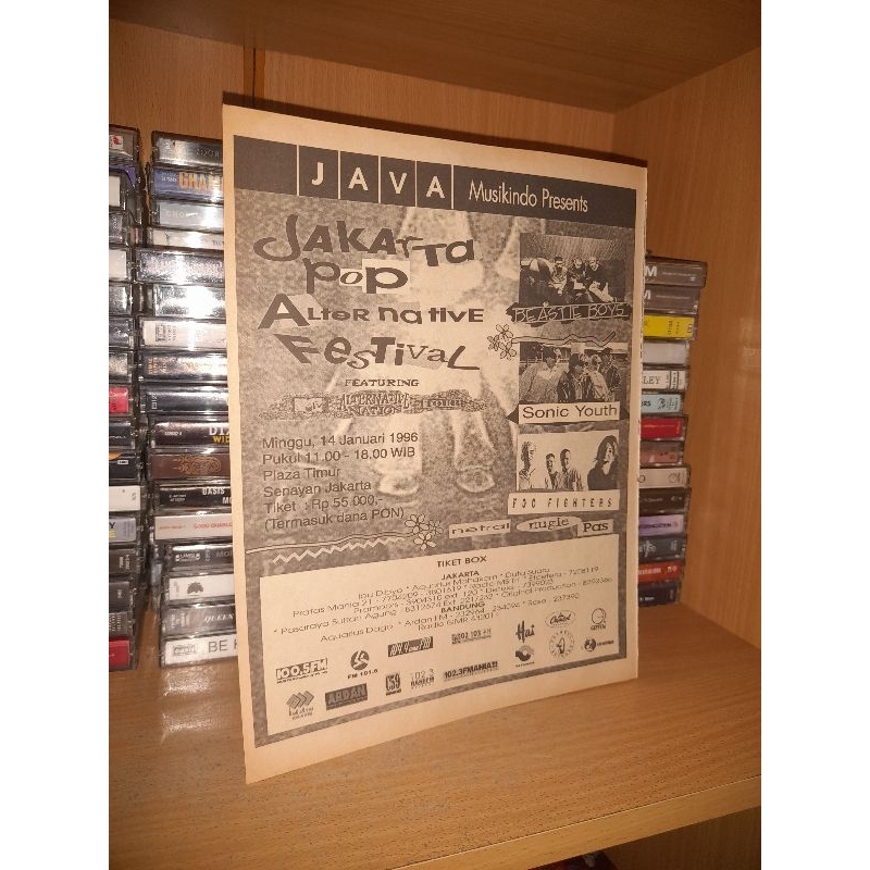 Jual Iklan konser - Jakarta Pop Alternative Festival feat. MTV ...