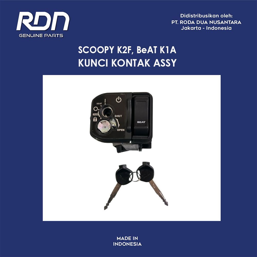 Jual Kunci Kontak Key SET Honda BeAT K1A & Scoopy K2FOriginal | Shopee ...