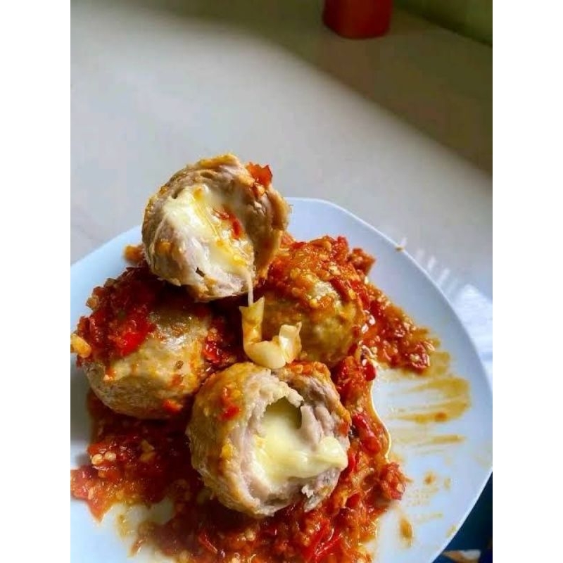 Jual Bakso Mozarella Lumer full daging sapi Khusus Jawa Queenara Free ...