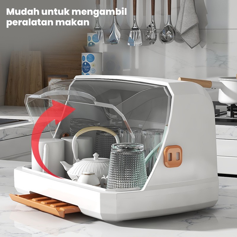 Jual Rak Pengiring Piring/Botol Pompa Asi Serbaguna UV Desinfeksi Anti ...