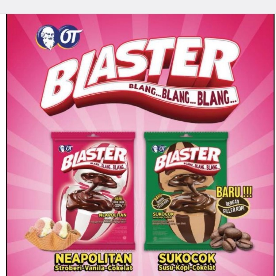 Jual Permen Blaster All Varian 125 Gram - Permen Coklat | Shopee Indonesia