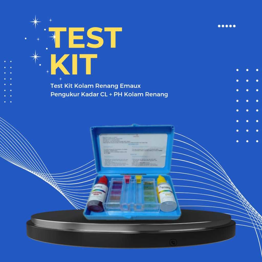Jual Test Kit Kolam Renang Emaux - Pengukur Kadar CL dan PH Kolam ...