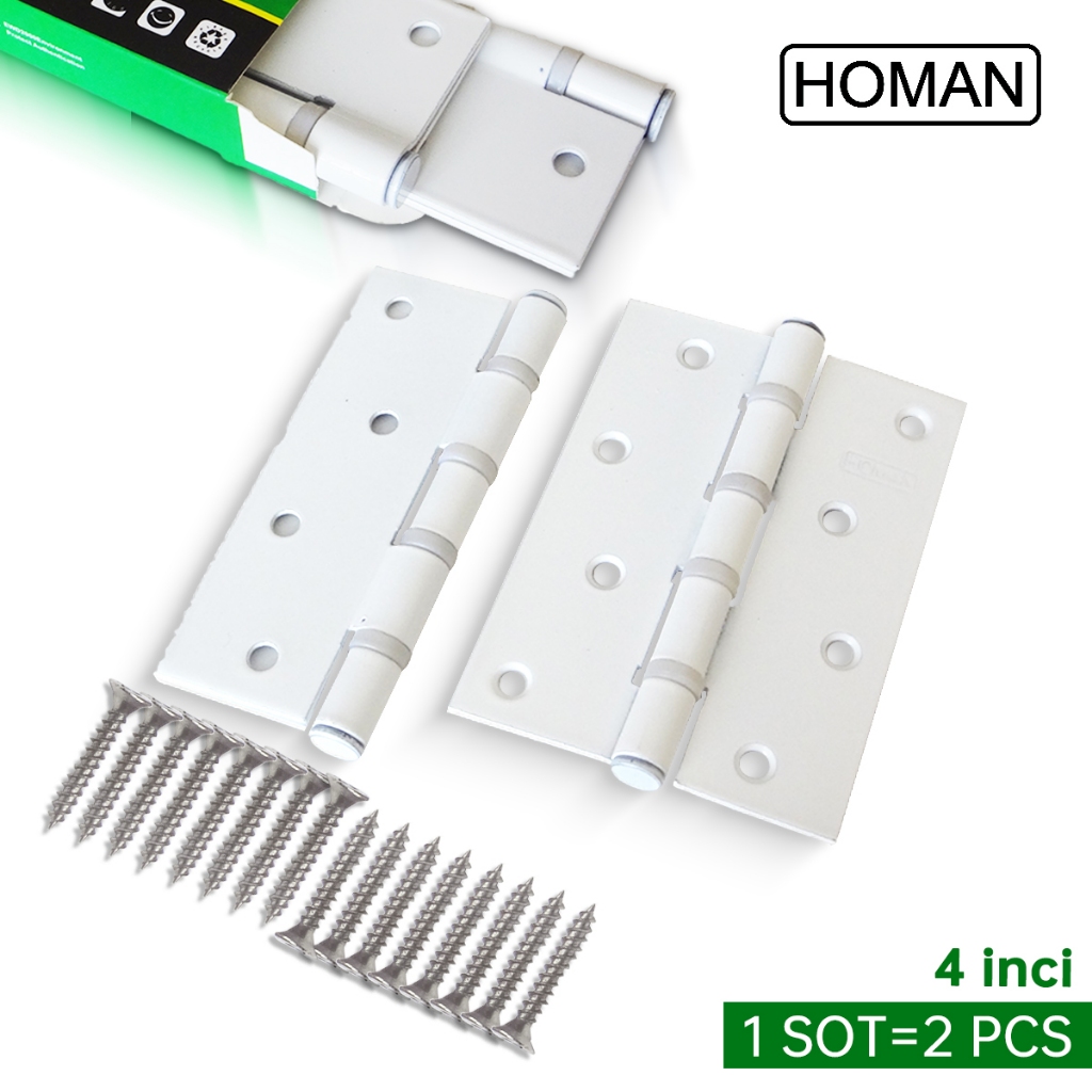 Jual Engsel Jendela 3 inci 4 inci Engsel Pintu 2.0 Homan | Shopee Indonesia