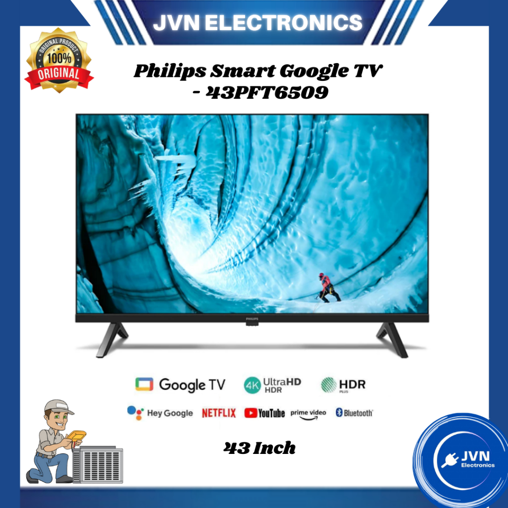 Jual Philips 43 Inch Smart Google TV - 43PFT6509/68 | Shopee Indonesia