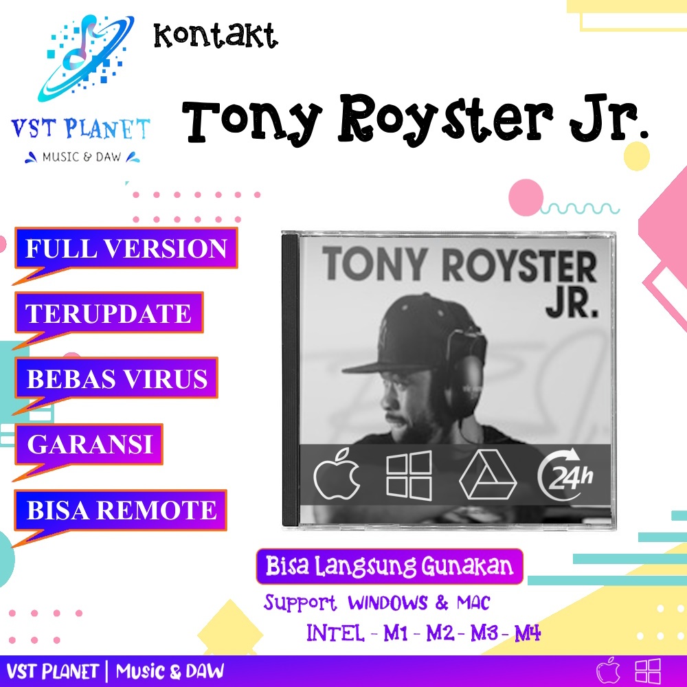 Jual Tony Royster Jr. Kit Mixwave Library Permanent WIN/MAC INTEL M1 M2 ...