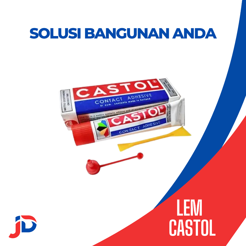 Jual LEM CASTOL CONTACT ADHESIVE TUBE BESAR 51CC LEM KUNING | Shopee ...