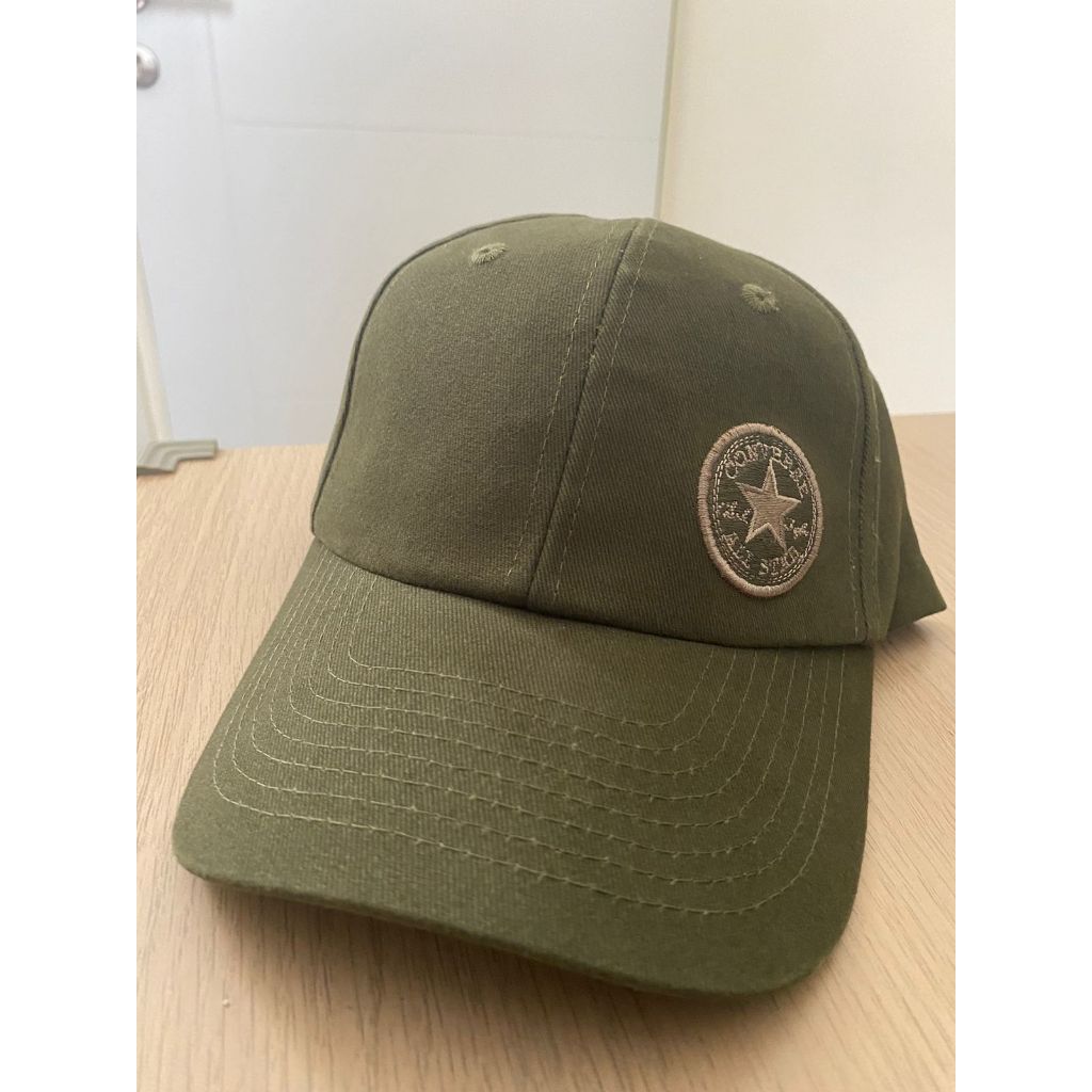 Jual Converse Regular Cap Army Color (Masih ada Price Tag) | Shopee ...