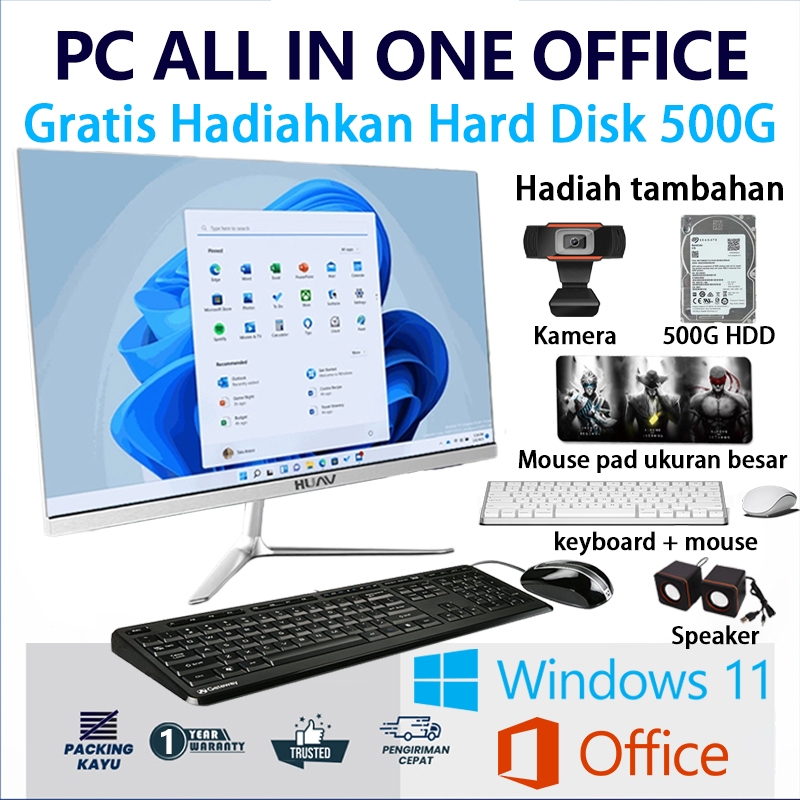 Jual Huav komputer PC gaming, pc all-in-one baru, Intel Prosesor Core ...