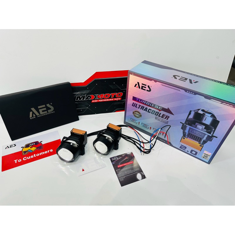 Jual BI-LASER BILED PROJECTOR AES TURBO SE ULTRA COOLER 2inch Bilaser ...