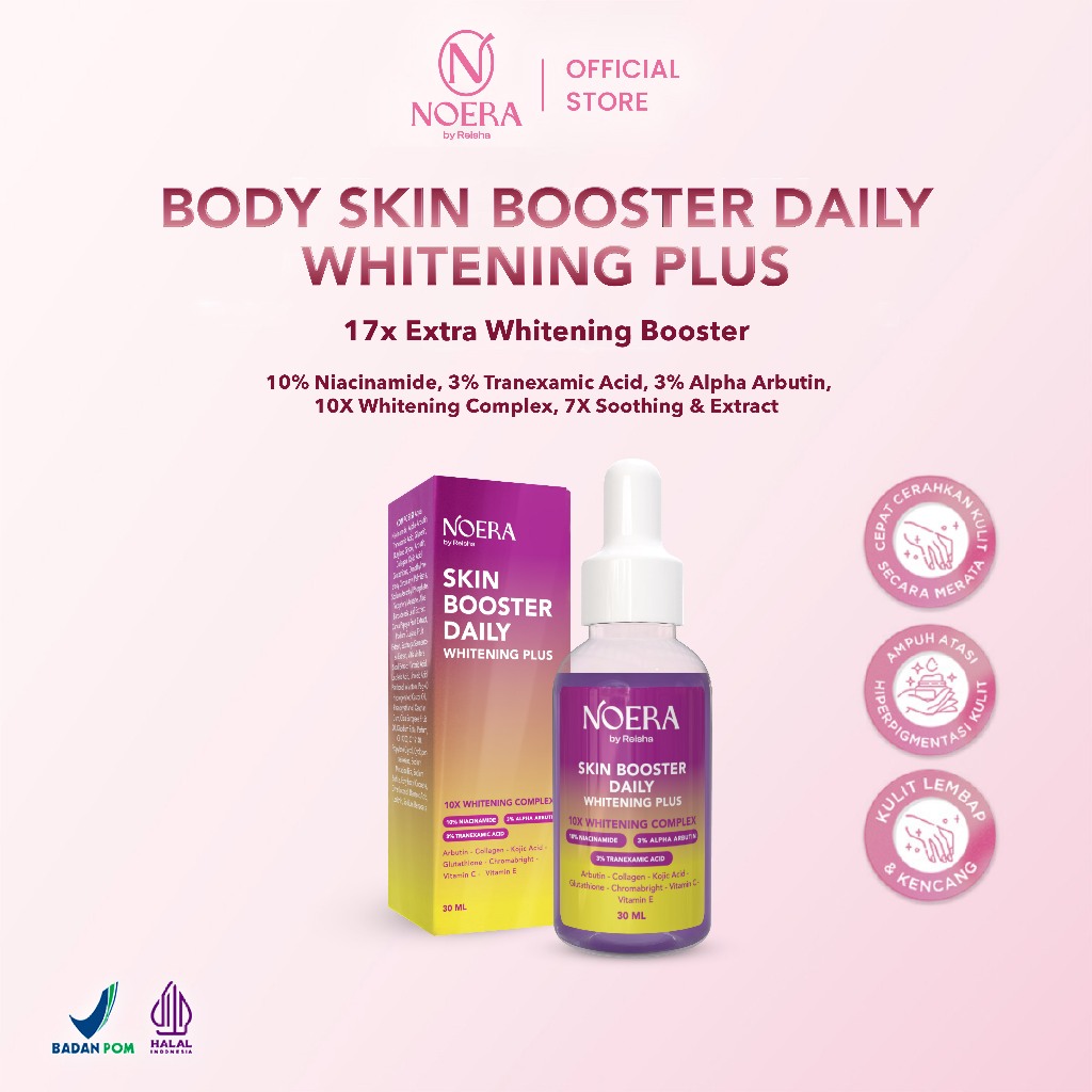 Jual Noera White Dose Body Skin Booster Daily Whitening Plus | Shopee ...