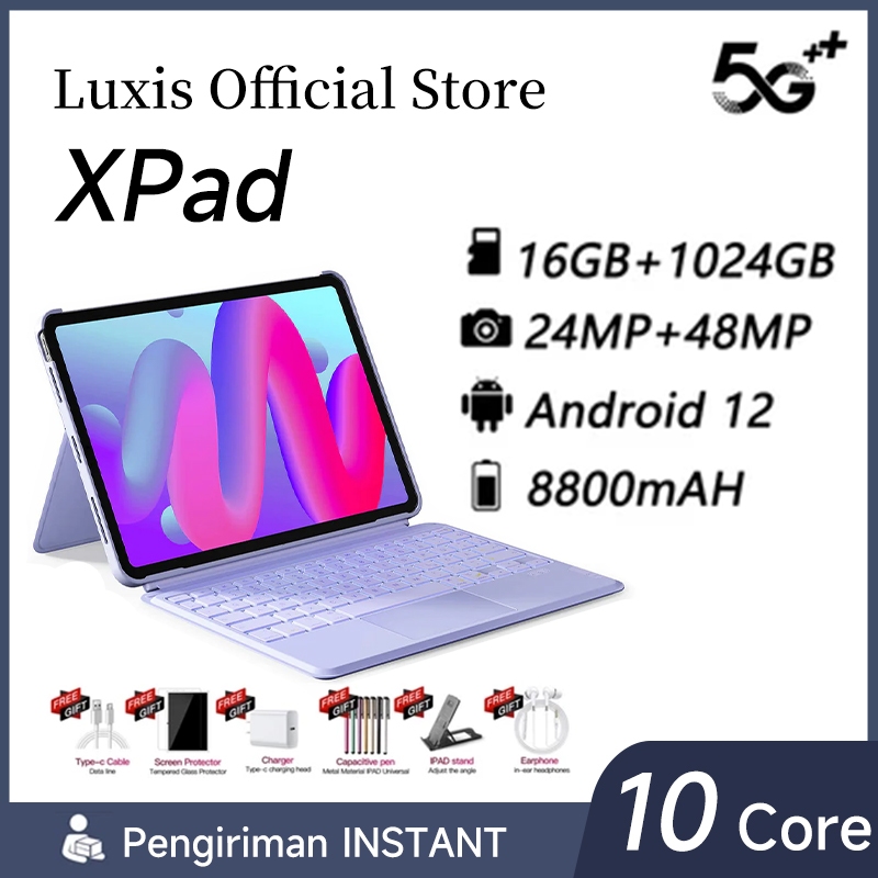 Jual Luxis Tablet XPad (16GB+1024GB)11.6inch"lPS Screen Tablet Android ...