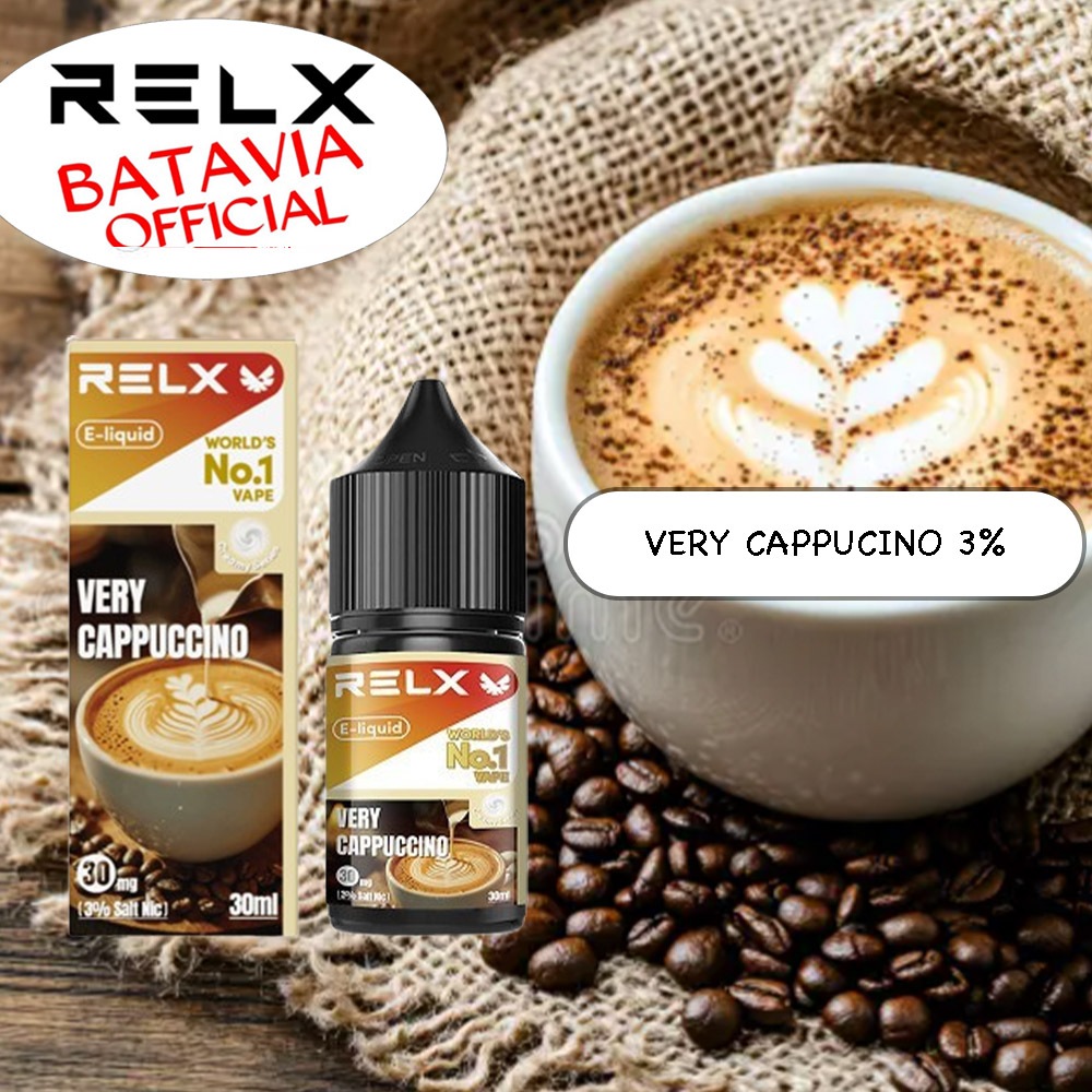 Jual RELX LIQUID VERY CAPPUCINO 30ML | Shopee Indonesia