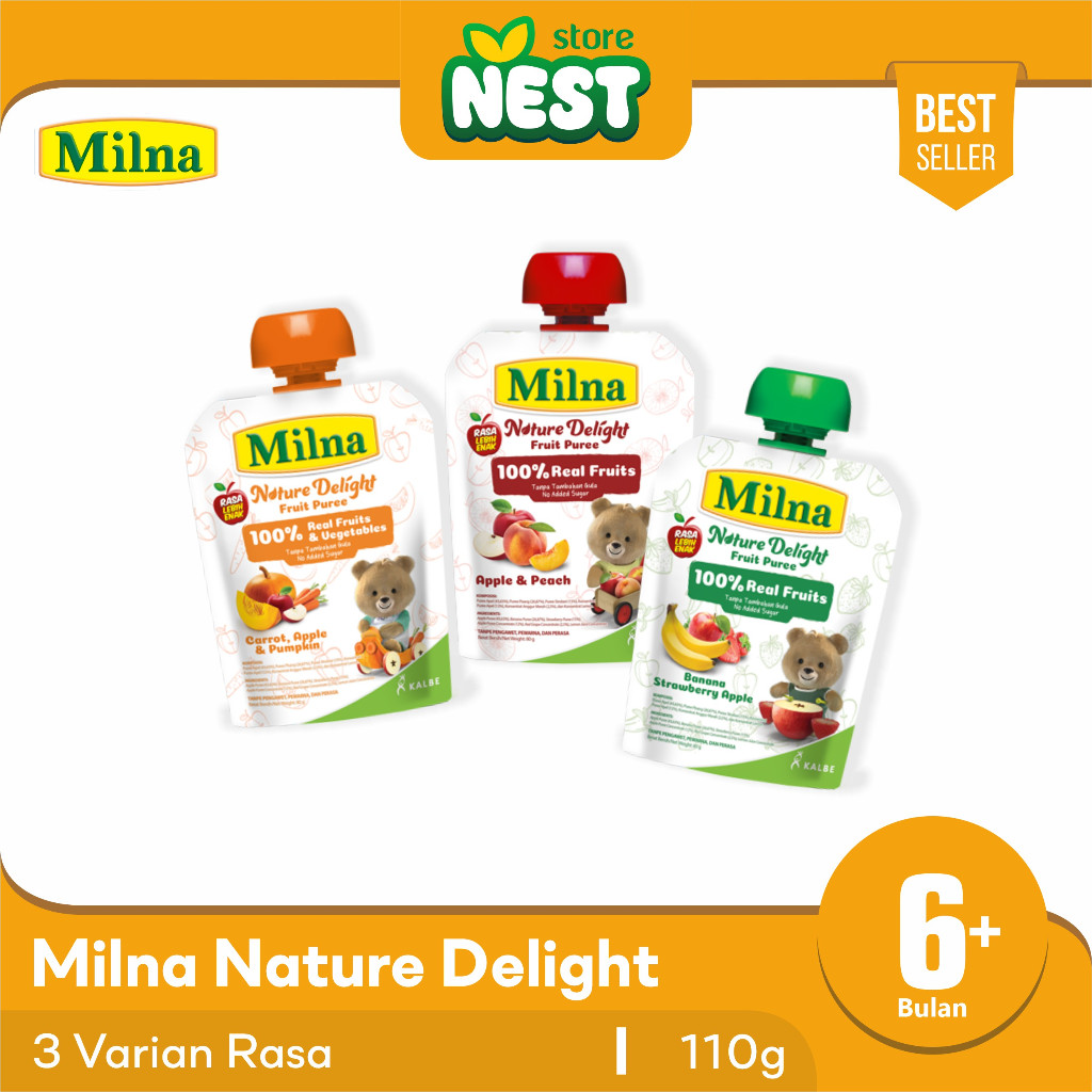 Jual MILNA NATURE DELIGHT 90gr | Shopee Indonesia