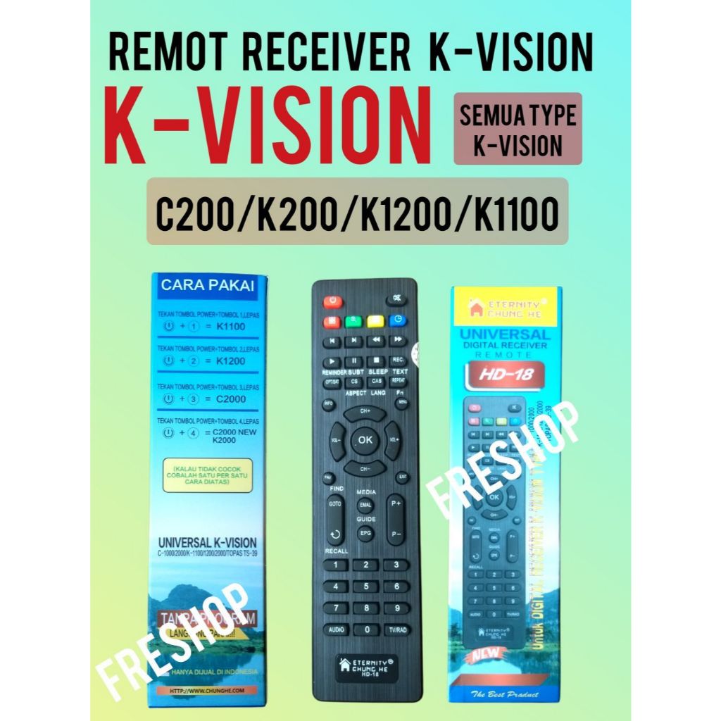 Jual Remote receiver multi K-VISION semua type kvision | Shopee Indonesia