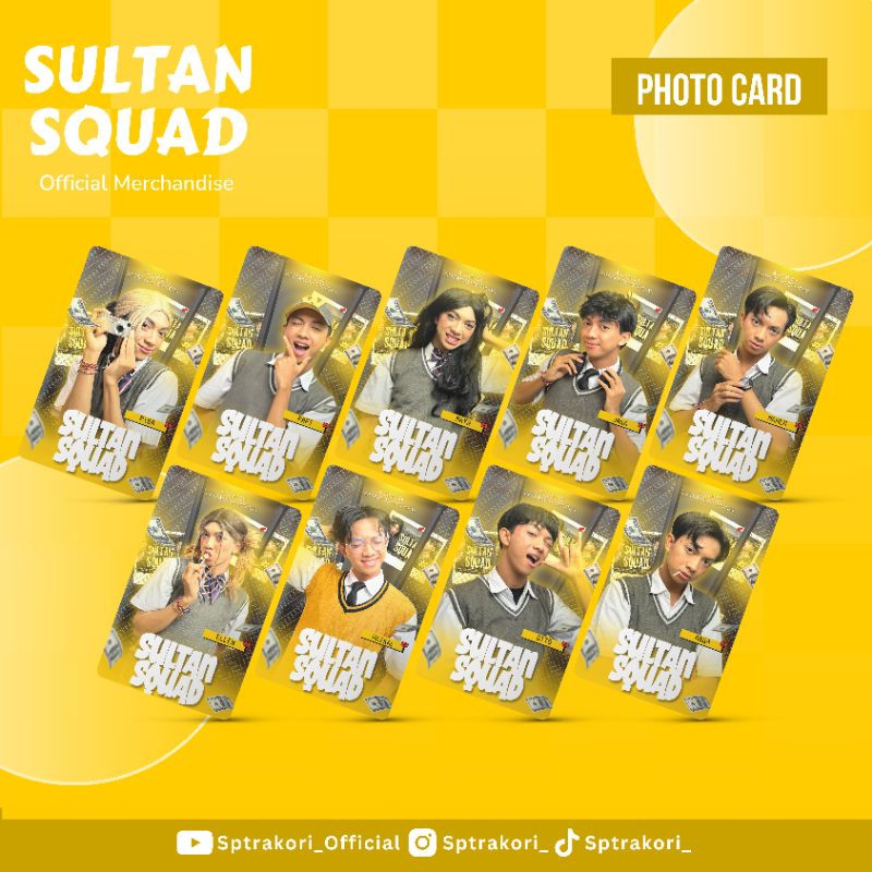Jual [KOR006] SAPUTRA KORI MERCHANDISE OFFICIAL PHOTOCARD SULTAN SQUAD NEW DESIGN!!! | Shopee ...