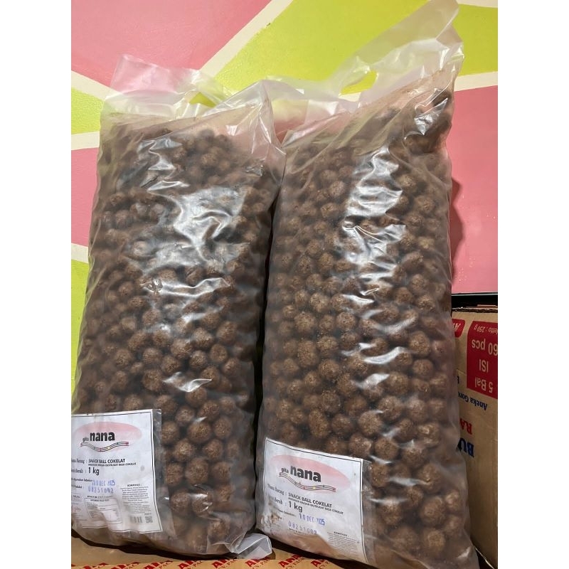 Jual SNACK GITA NANA BALL COKLAT 1KG | Shopee Indonesia