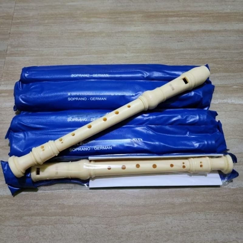 Jual Suling/ Seruling Putih Alat Musik Tiup Recorder trend, murah ...