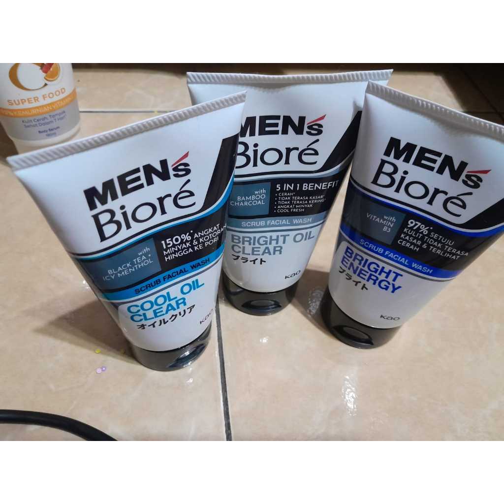 Jual BIORE MEN FACIAL WASH 1OO GR | FACIAL FOAM | MEN'S BIORE | SABUN PENCUCI MUKA PRIA | Shopee ...