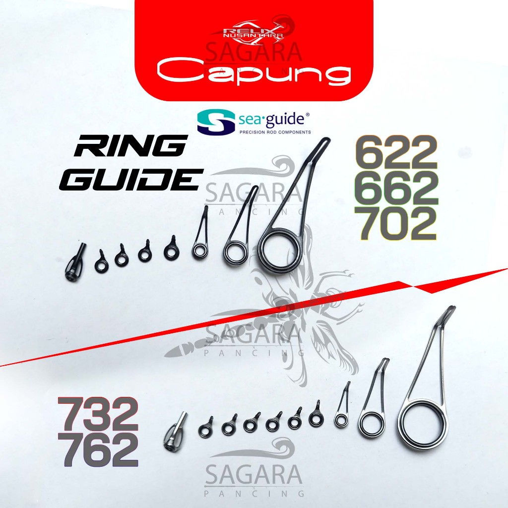 Jual 1 Set Ring Guide Marit Joran Capung Relix Nusantara Original SeaGuide | Shopee Indonesia
