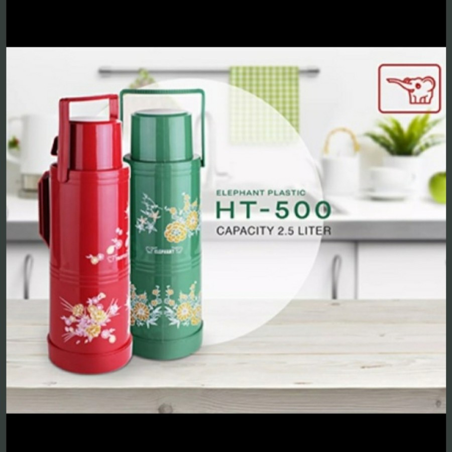 Jual Termos Air Panas Tuang 2 Liter Elephant Gajah HT 500 Thermos ...