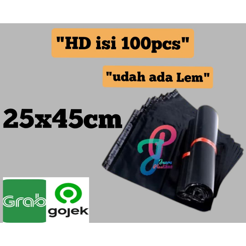 Jual Plastik Packing HD 25x45 isi 100pcs Plastik Polymailer | Shopee ...