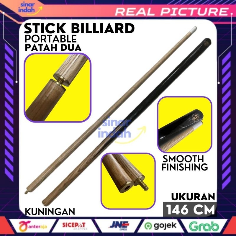 Jual Stik Biliar - Stick Billiard Bilyar Sambung 2 Murah 12mm Maple ...