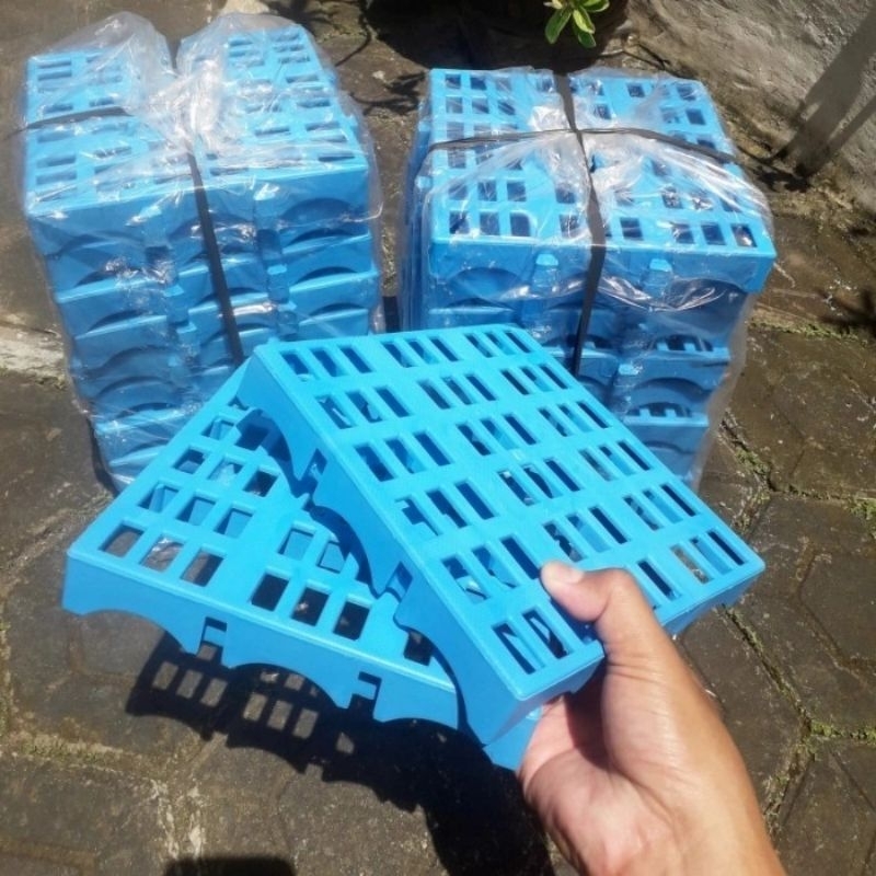 Jual Alas Tatakan Dasar Chamber Camber Media Filter Kolam Ikan Koi Palet Pallet Plastik Bukan ...