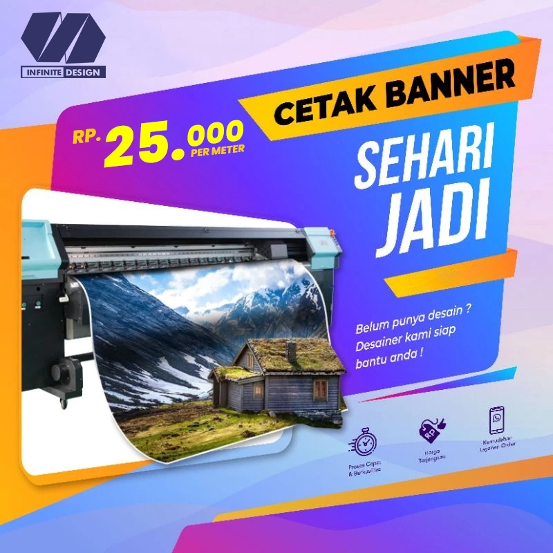 Jual CETAK BANNER/SPANDUK/BACKDROP MURAH 1 HARI JADI | Shopee Indonesia