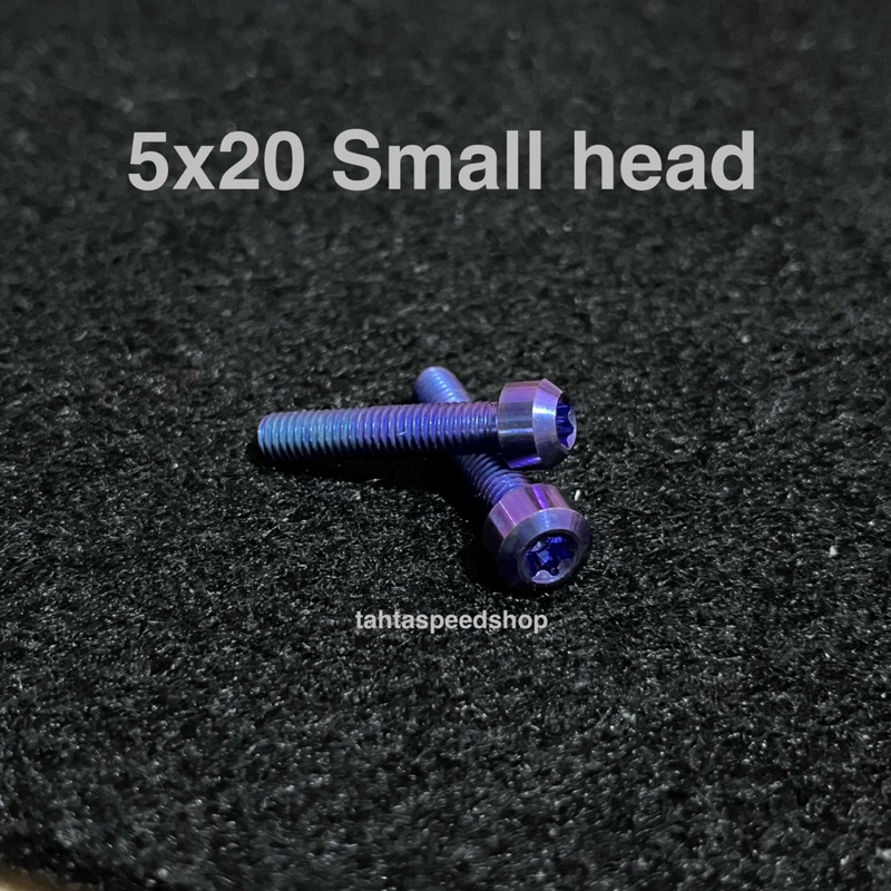 Jual Baut small head 5x20 titanium original titanium probolt original ...