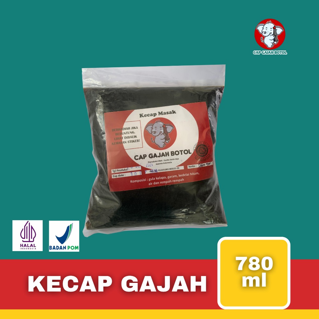 Jual Kecap Gajah 780gr Sanita Selok Jaya | Shopee Indonesia