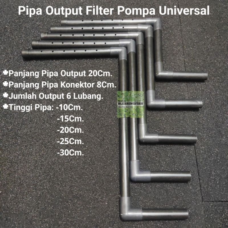 Jual Pipa Output Filter Pompa Universal Panjang 20Cm Pipa Lubang Filter ...