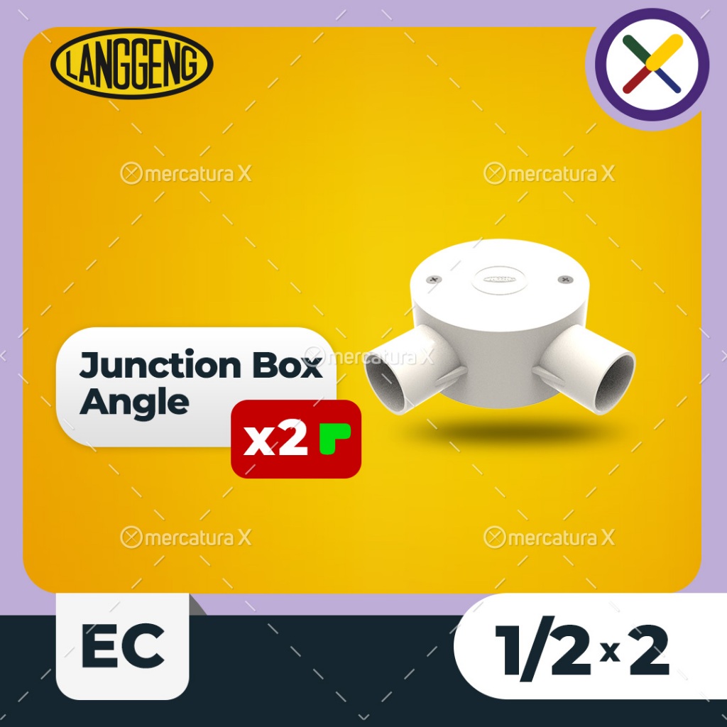 Jual Junction Box Angle 1/2"x2 - Conduit Sambungan Listrik | Shopee ...