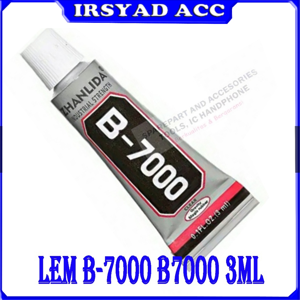 Jual LEM B7000 3ML BENING DAN HITAM | Shopee Indonesia