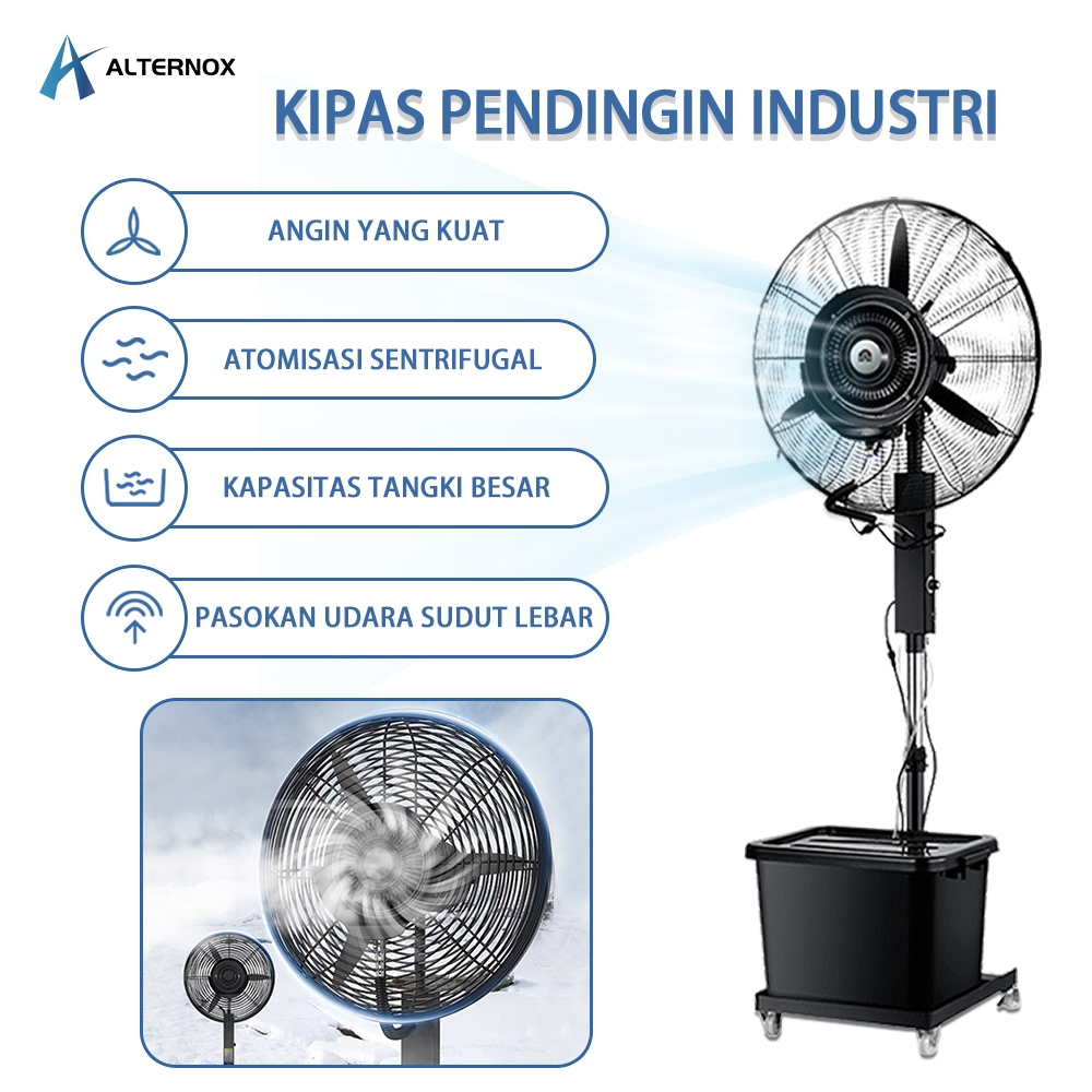 Jual 【GARANSI 12 BULAN】 ALTERNOX kipas industri 30 inch Kipas Mist ...