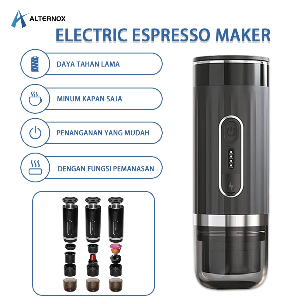 Jual ALTERNOX Mesin Kopi Kapsul Espresso Otomatis Alat Pemanas Otomatis ...