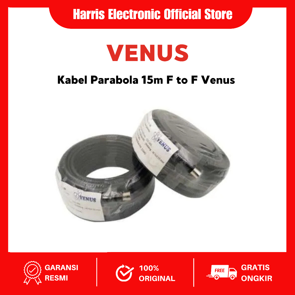Jual Kabel Parabola 15m F to F Venus | Shopee Indonesia