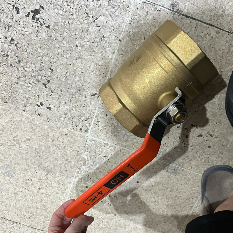 Jual HQ BALL Valve Kuningan 4" BALL Valve 4" STop Kran 4" Kuningan Ball ...