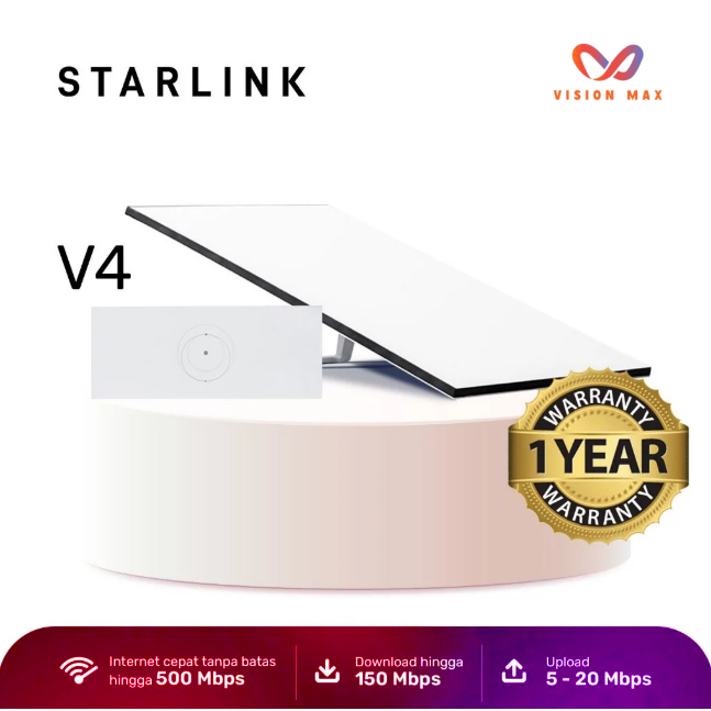 Jual Starlink Gen 3 - V4 Residential Kit (Standard) - Internet Satelit Cepat - Modem WiFi ...