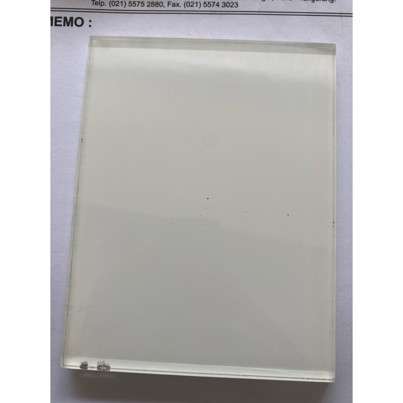 Jual kaca lacobel super white / kaca glasstone putih | Shopee Indonesia