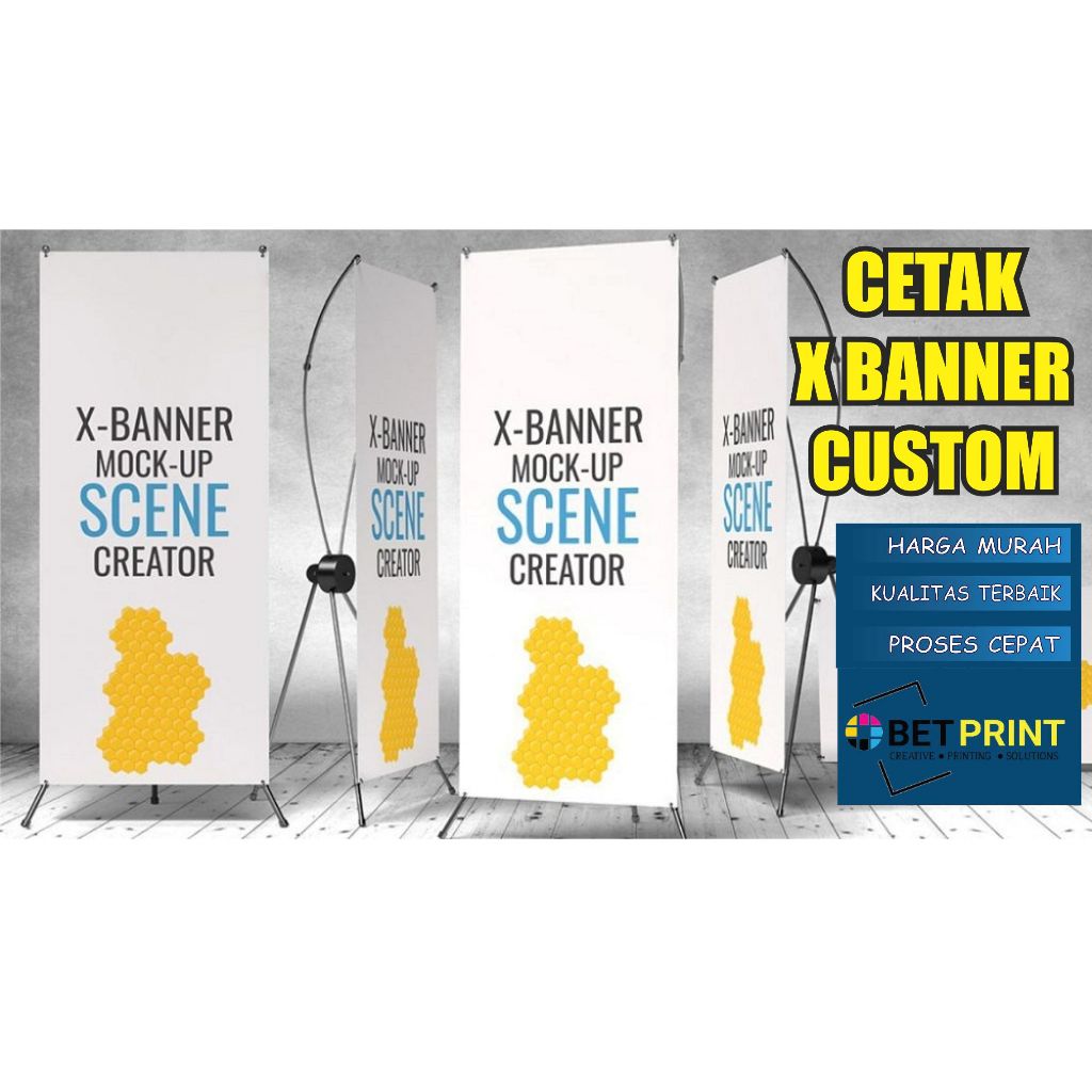 Jual Custom X Banner Berdiri Murah,Harga Murah,Kualitas Terbaik, Proses ...