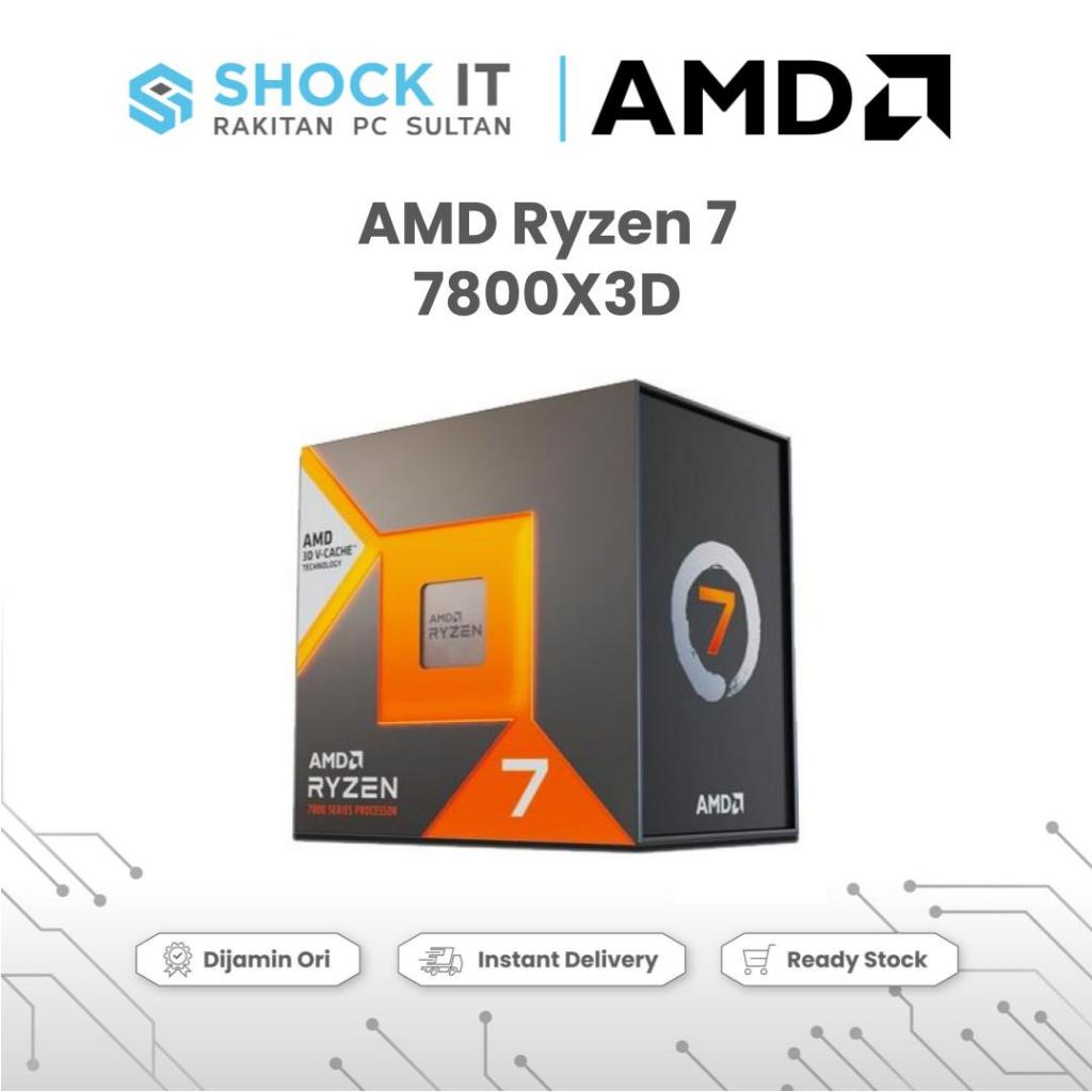 Jual Processor AMD Ryzen 7 7800X3D Series 8-Core Socket AM5 | Shopee ...