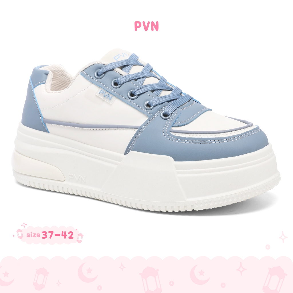 Jual PVN Jaemin Sepatu Sneakers Wanita Sport Shoes Blue 311 | Shopee ...