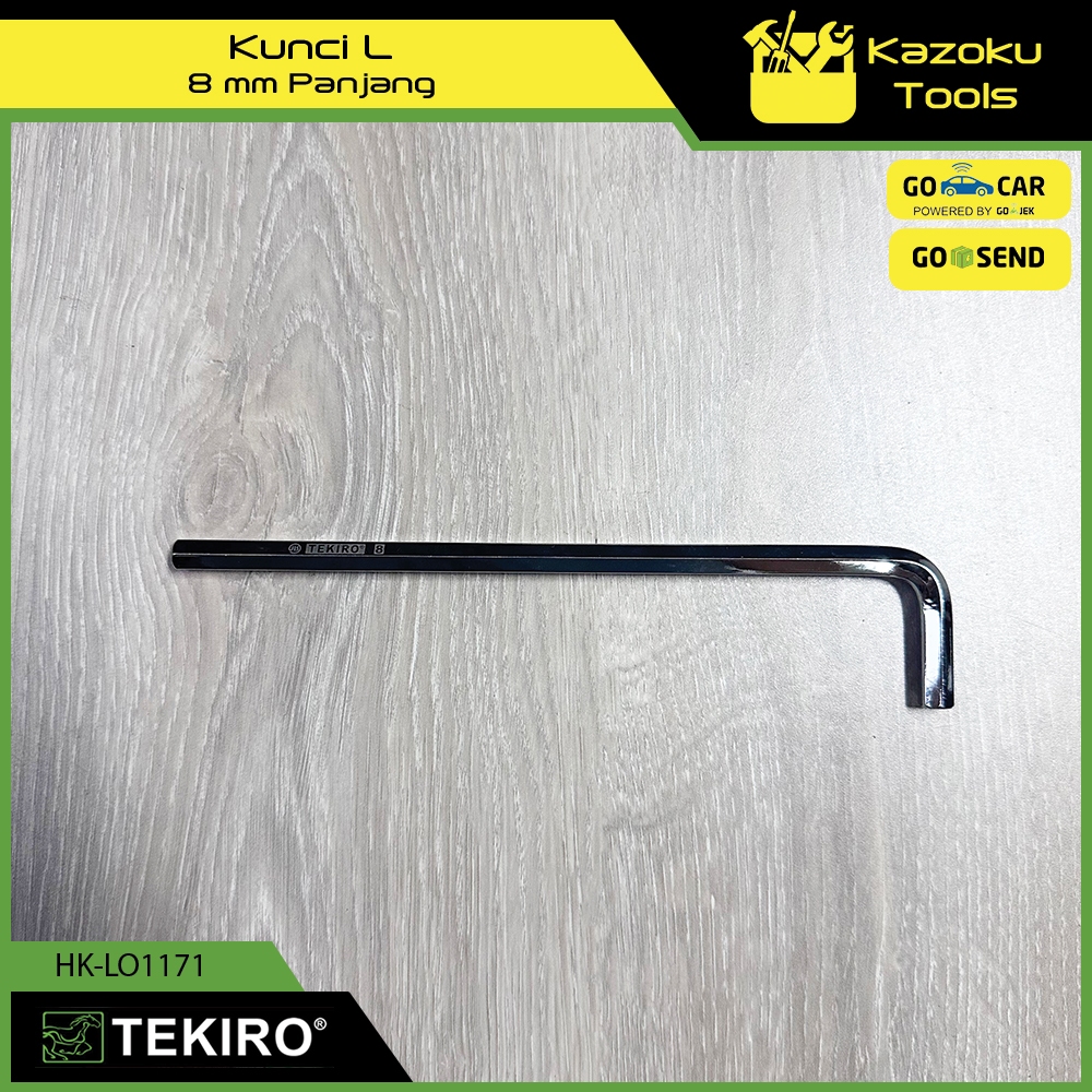 Jual Kunci L 8 mm Panjang / Long Hex Key | HK-LO1171 - TEKIRO | Shopee ...