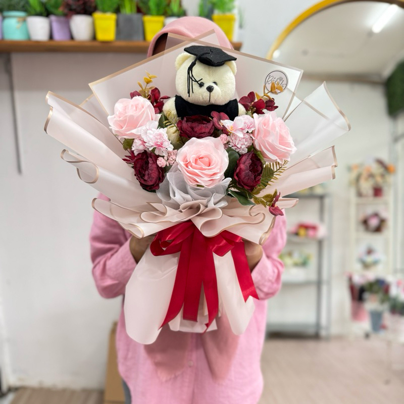 Jual medium buket graduation PROSES CEPAT | buket wisuda | Graduation ...